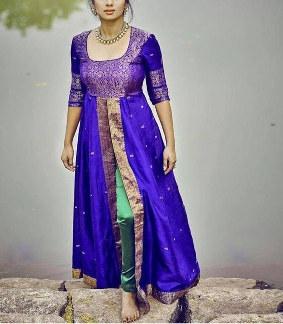 Upcycle Your Old Sarees Into New Outfits: New Trends – Dressup and Blossom