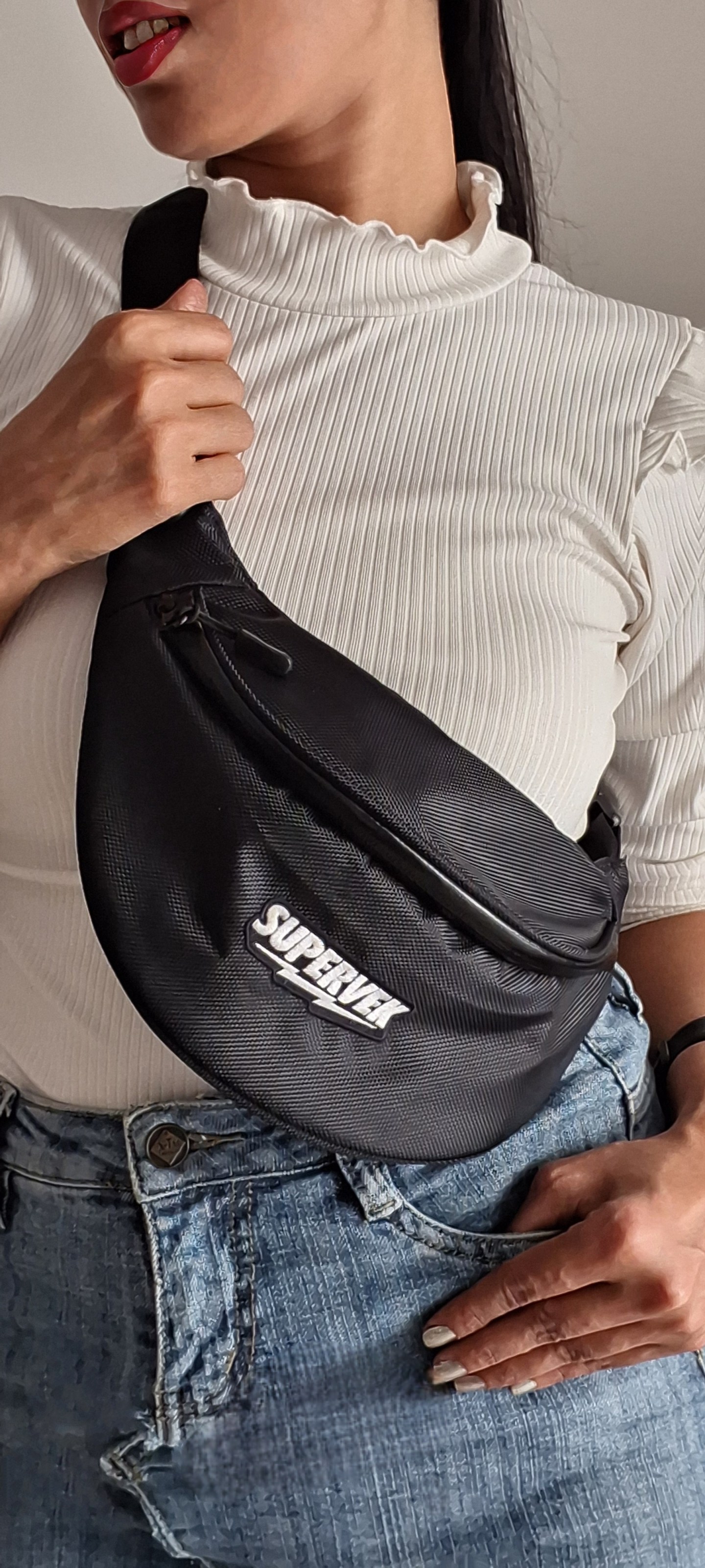 Supervek Carbon Black Slinger Crossbody bag Review: A Game-Changer in ...